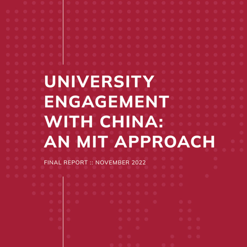 Report by the MIT China Strategy Group - Global MIT